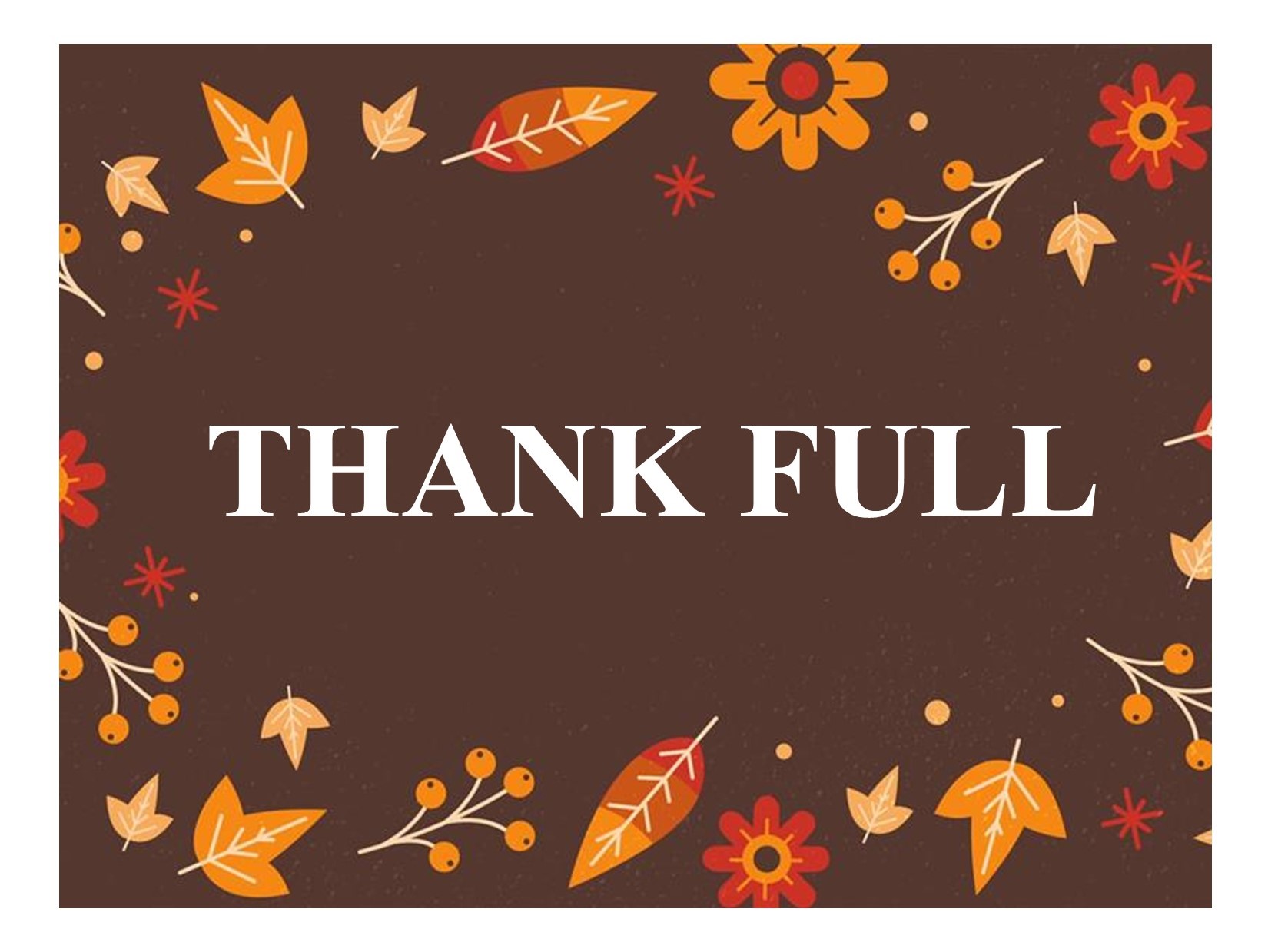 THANK FULL: IN THE DOWN TIMES – Riverside Christian Church